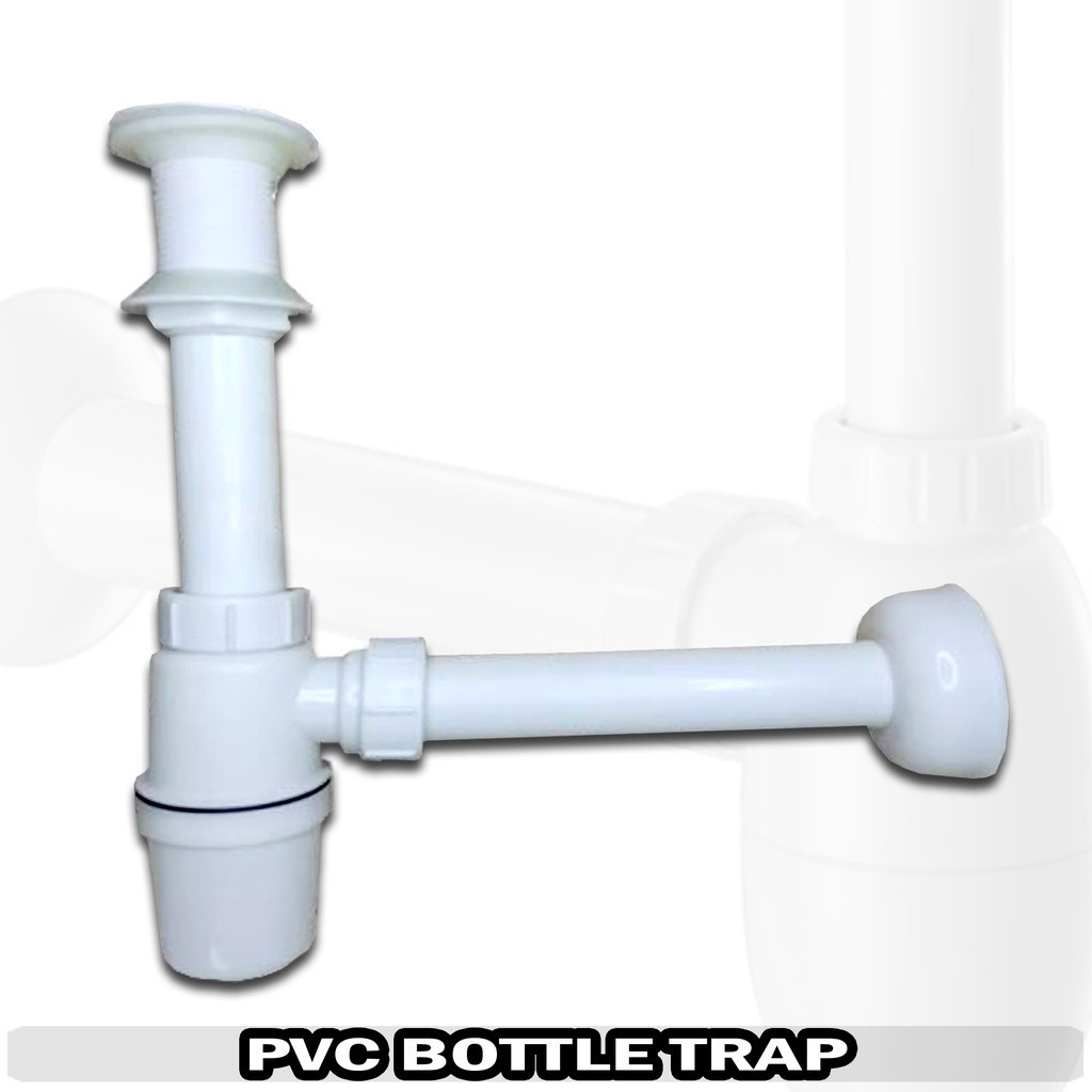 1 Set Lavatory PVC Bottle P-Trap ( 1-1/4 ) w/pull out plug | Shopee ...