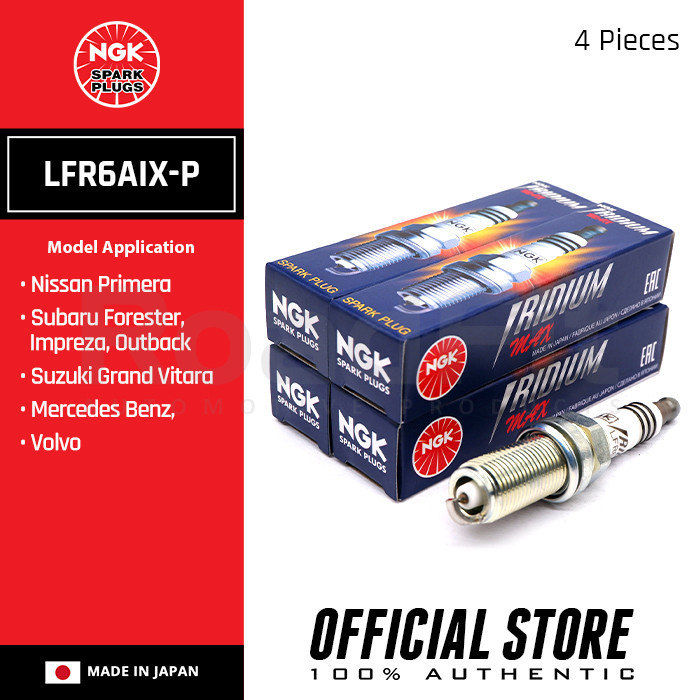 NGK LFR6AIX-P Iridium Max Spark Plugs For LFR6A-11, LFR6C-11, Nissan ...