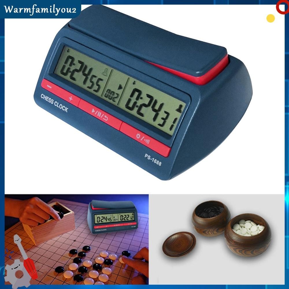 Professional Chess Clock Board Game Stopwatch Digital Timer Count Up Down Board Game Clock ...