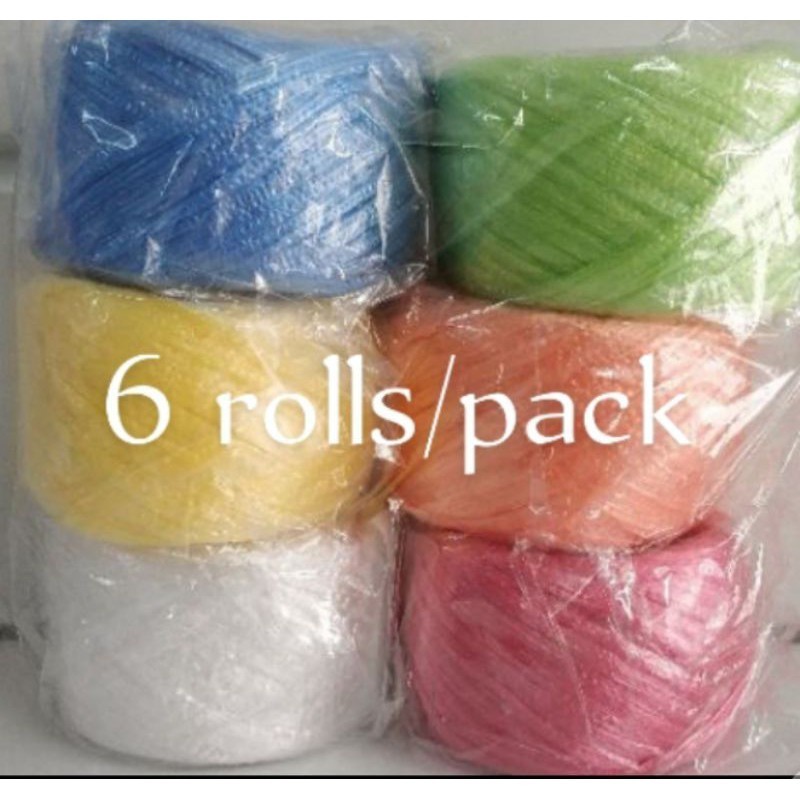 STRAW PANALI 6ROLLS PER PACK (ASSORTED COLORS) | Shopee Philippines