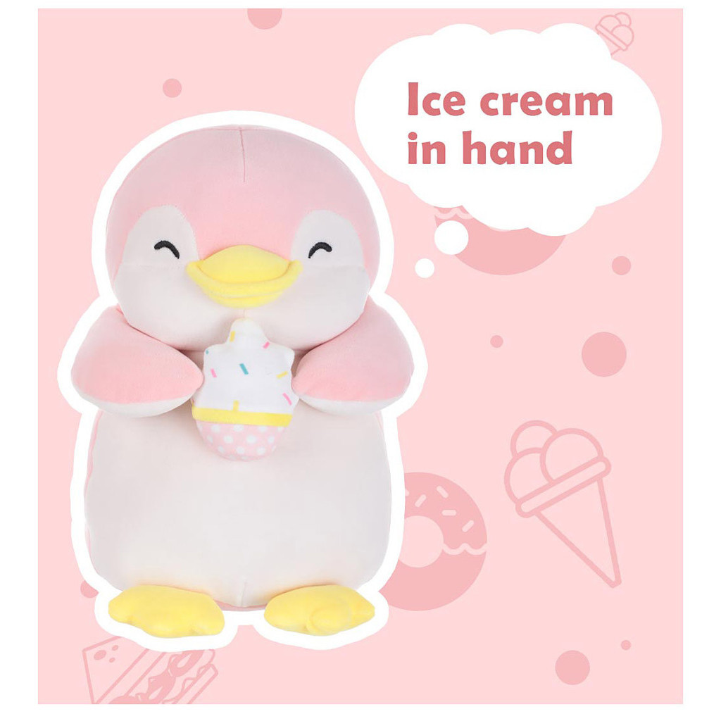 MINISO Penguin Pink Plush Toy | Shopee Philippines