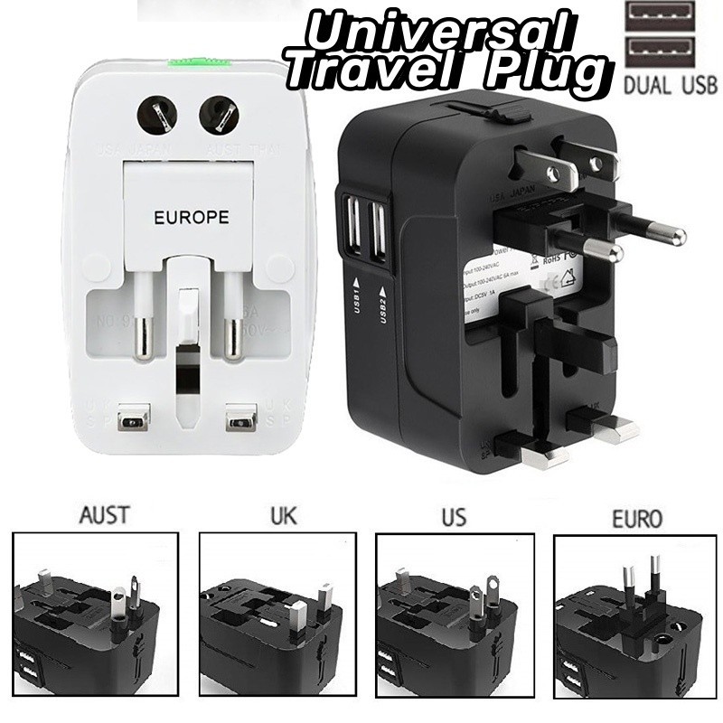 Universal Travel Plug International Wall Charge Electrical Converter ...