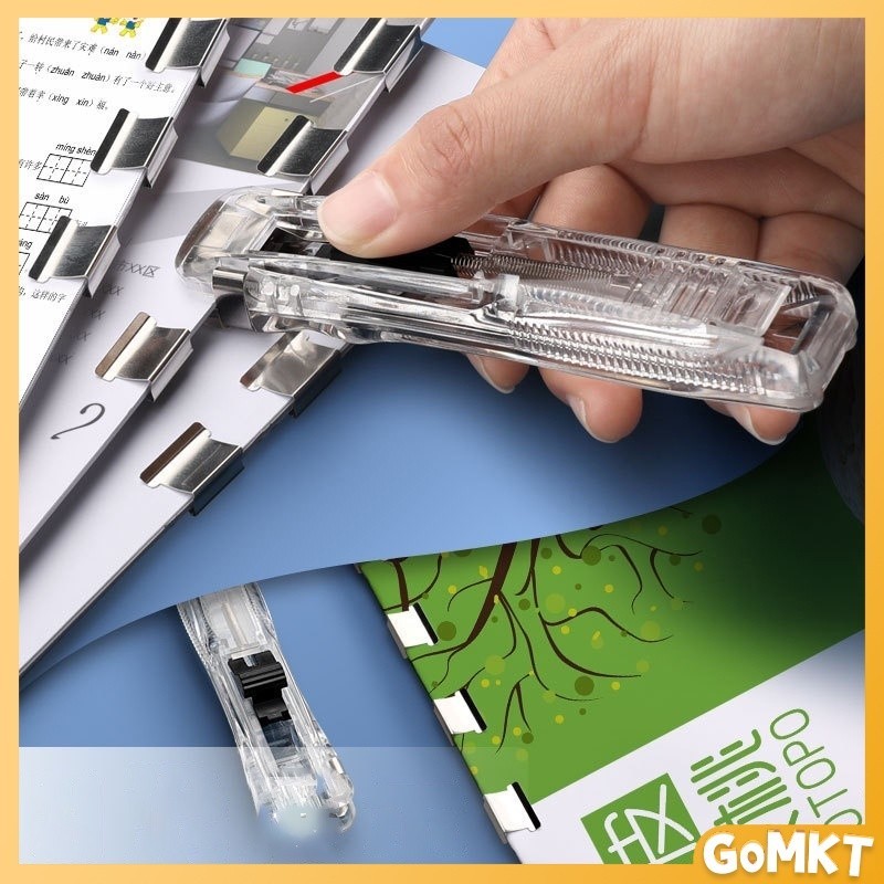 G.M. Push Clip Binding Folder Needle Less Stapler Answer Sheet Paper ...