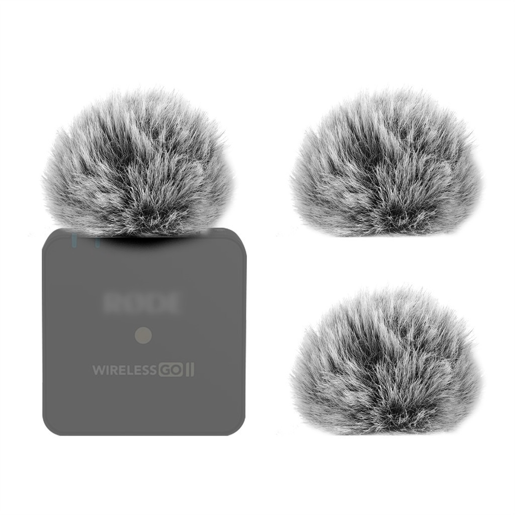 Geekria Furry Windscreen Compatible with RODE Wireless GO II Mic ...