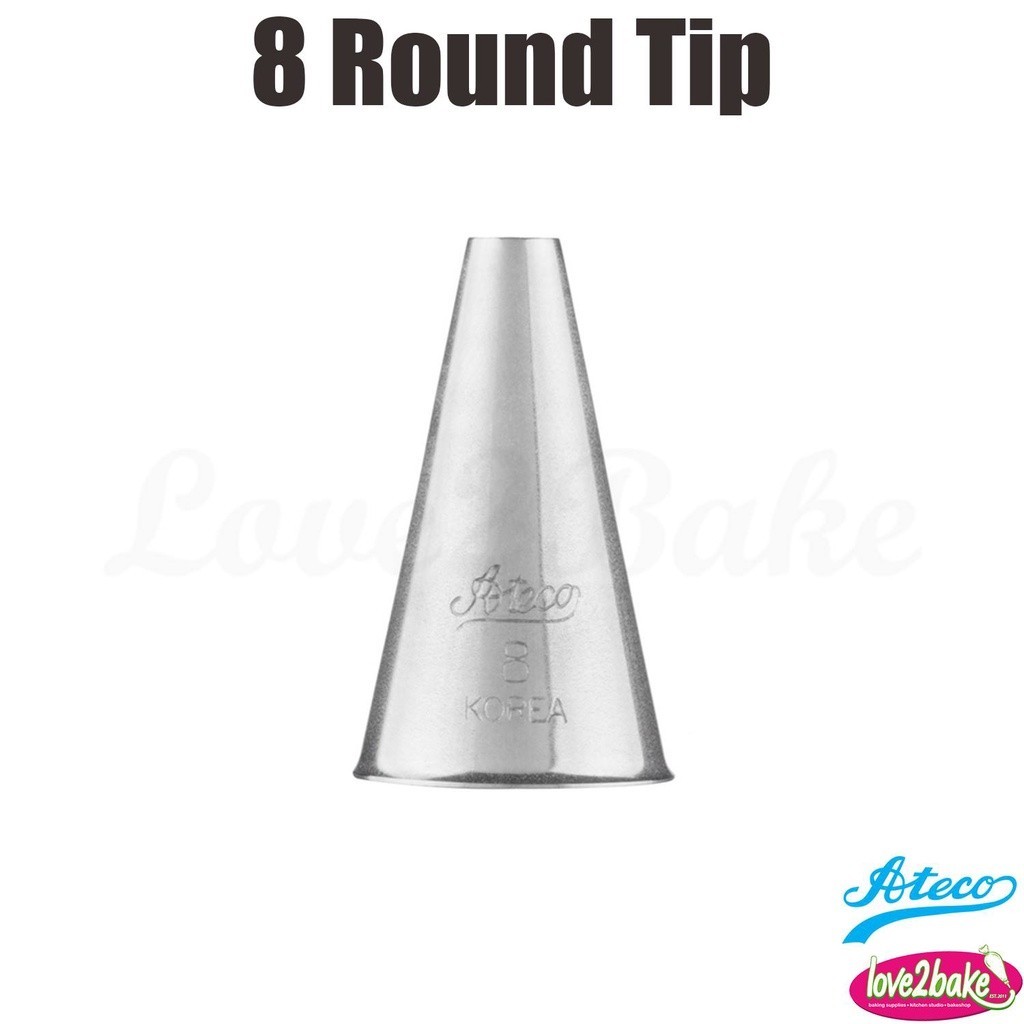 Ateco Plain Piping Tip 8 (Small) | Shopee Philippines