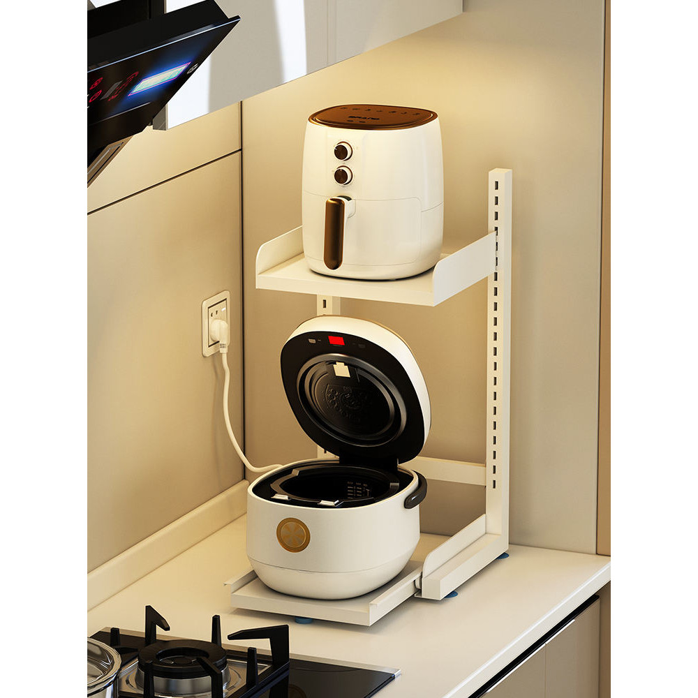 Kitchen Rice Cooker Rack Household Countertop Desktop Pull-out Small ...