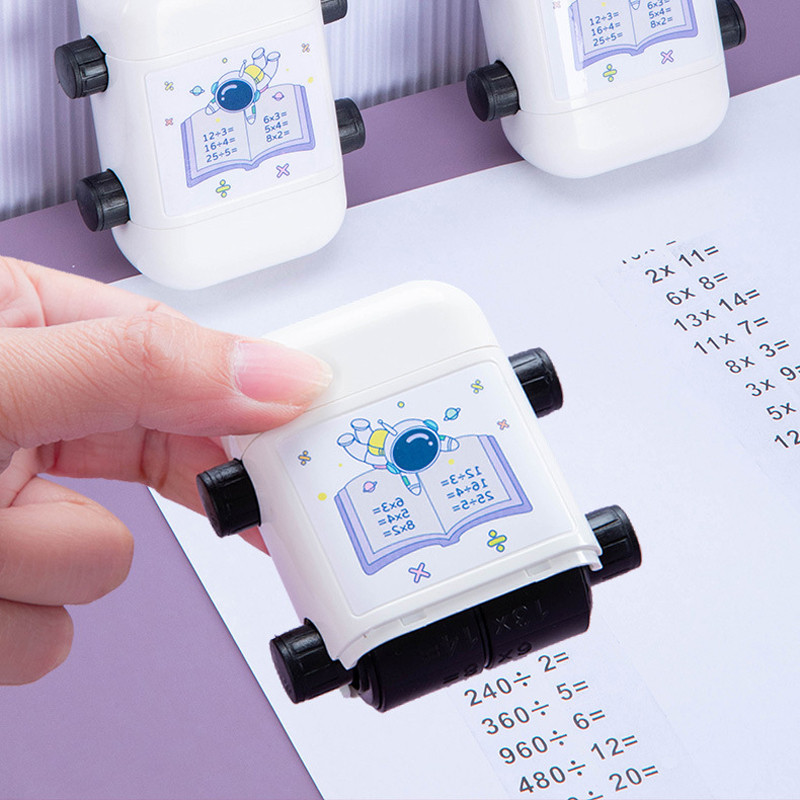 Practice Stamp 2in1 Math Roller Stamp Within 100 Multiplication And ...