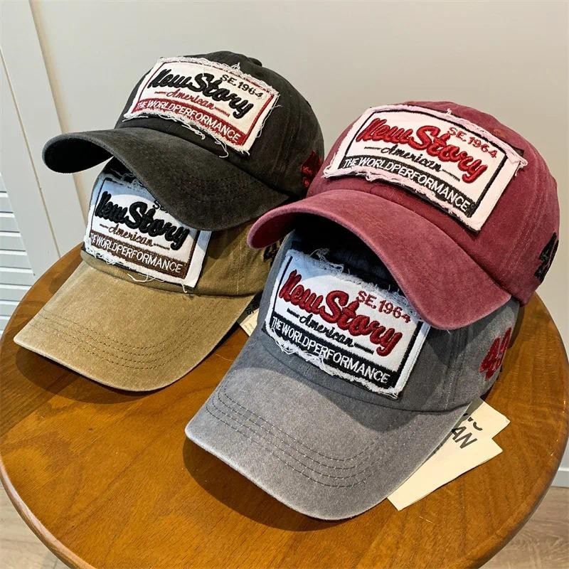 Unisex Letter Embroidery Baseball Caps Spring Summer Outdoor Women Sun ...