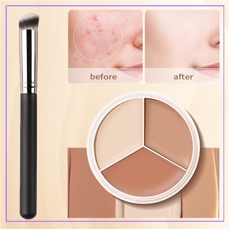 SVMY 3 Colors Concealer Palette Cream Texture Covers Acne Marks Dark ...