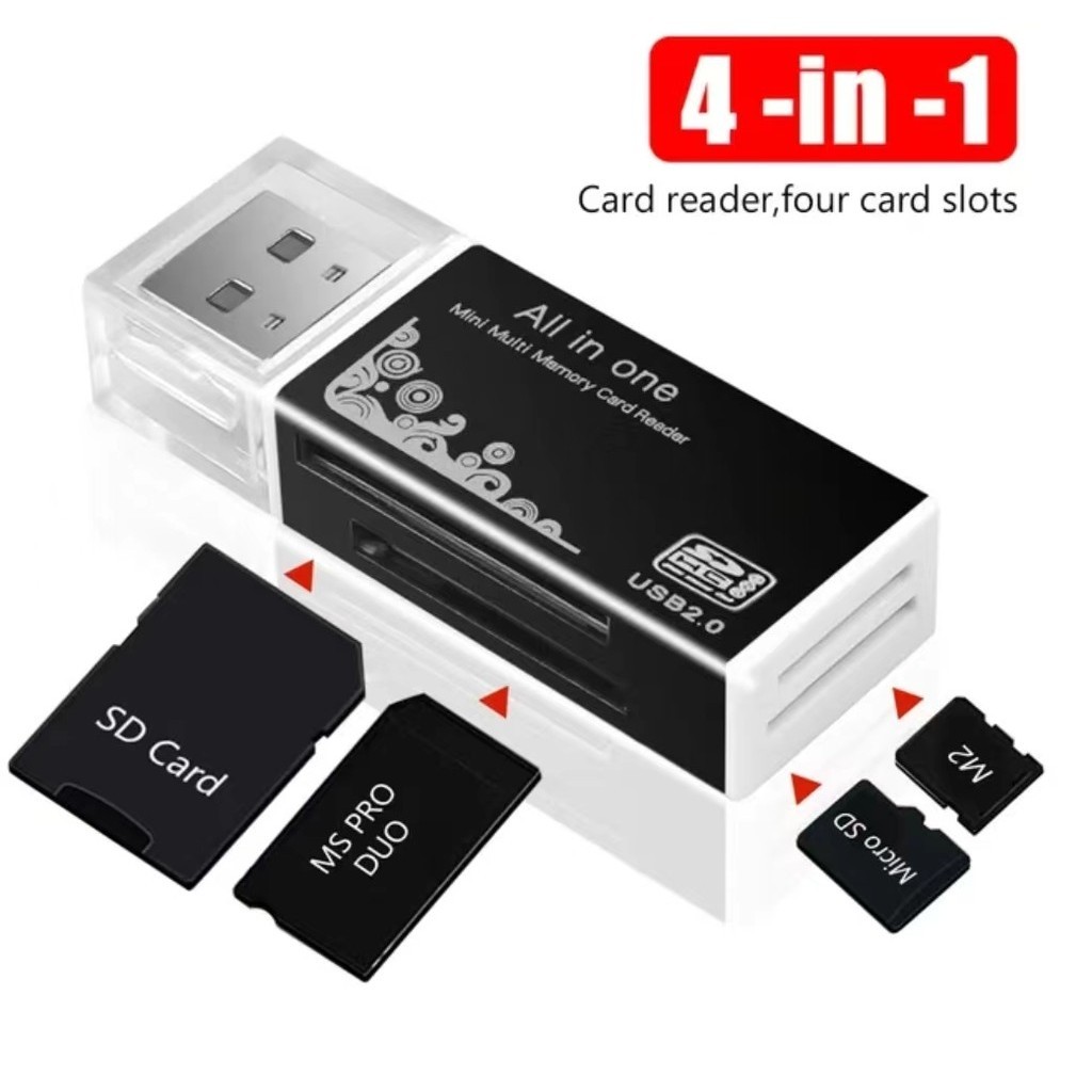 OTG USB Adapter for Sony Memory Stick Pro Duo Card Reader for SD TF MS ...