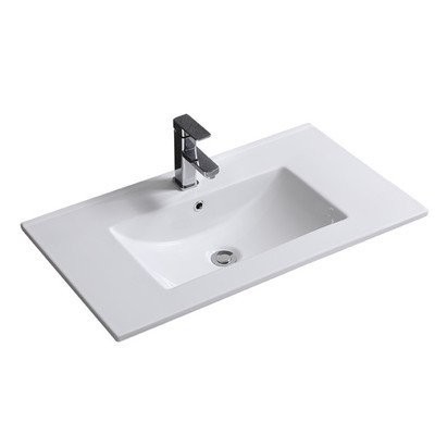 Semi-Embedded Wash Basin Countertop Basin Integrated Ceramic Basin ...