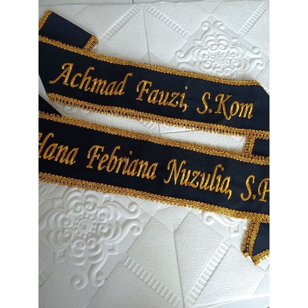 (1 anniversary) Graduation sash, velvet sash, graduation sash, cheap ...