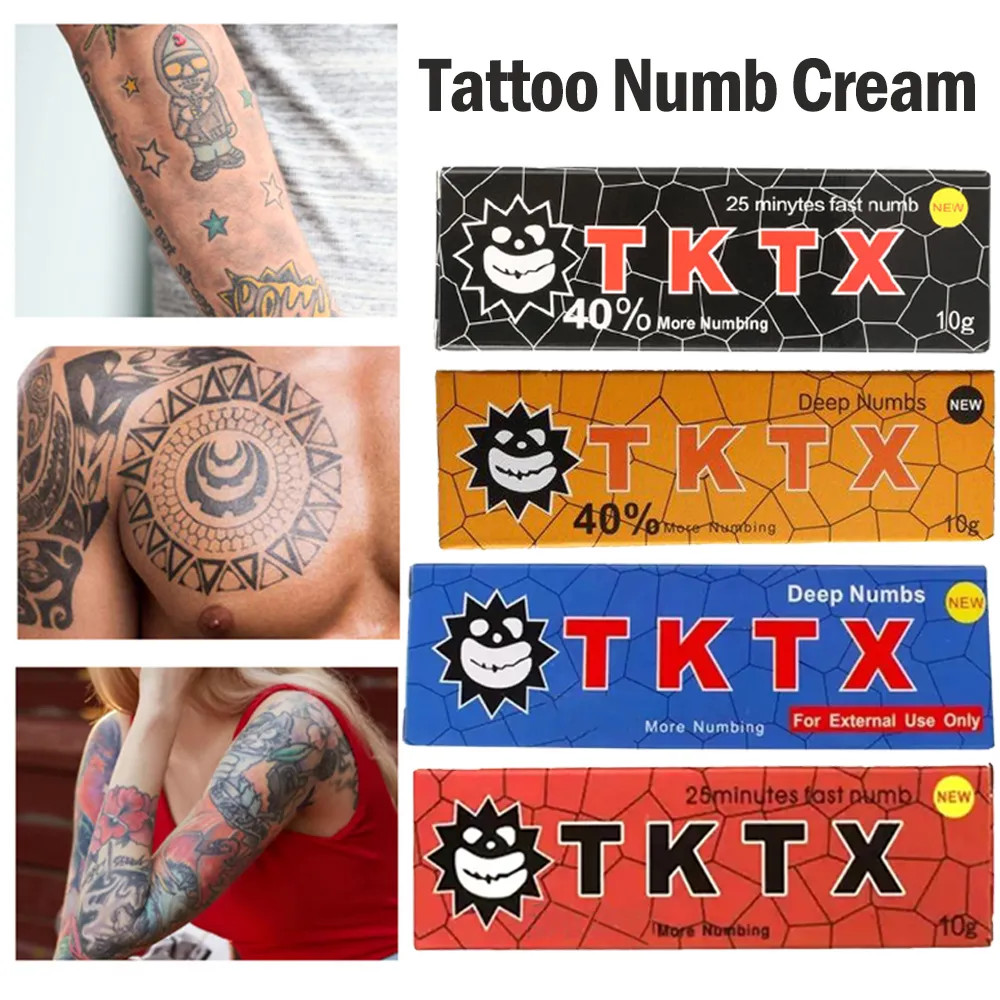 Topical Tattoo Cream TKTX 55% Numbing Cream More Numbing Piercing ...