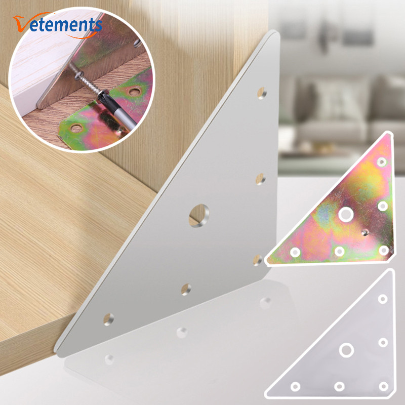 5 Sets Triangle Stainless Steel Table Connected Fixing Corner Brace ...