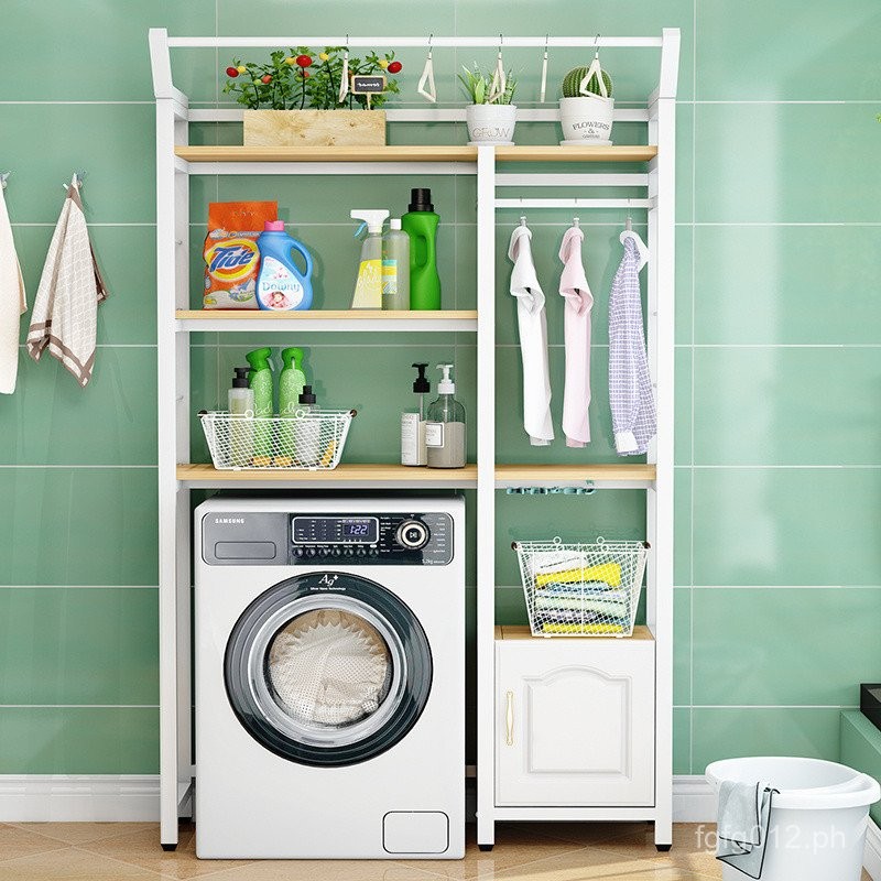 Washing Machine Storage Rack Drum Washing Machine Rack Bathroom Toilet ...