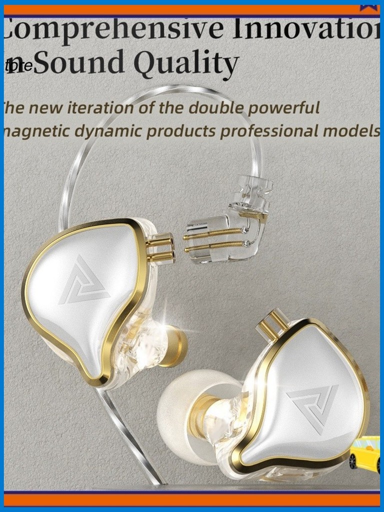 [Fx] QKZ ZXD Wired Earphone Ergonomic High Clearly TPE Line Control In ...