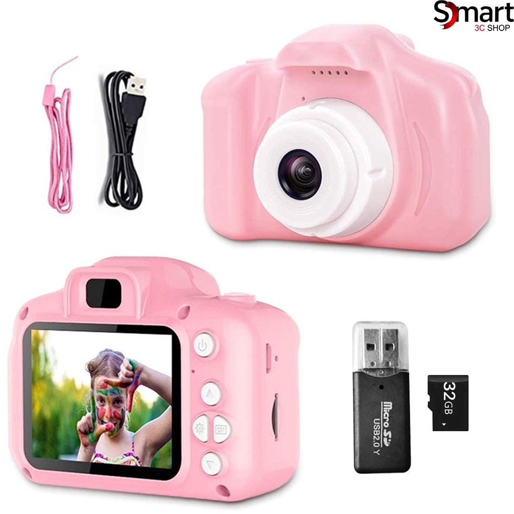 Portable Kids Camera 1080P HD Mini Cartoon Video Digital Camera ...