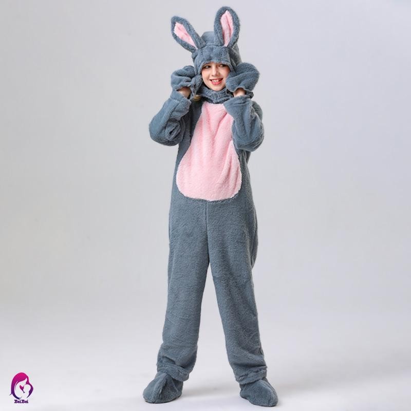 Easter Bunny Kids Role Play Costume Cartoon One Piece Animal Halloween ...