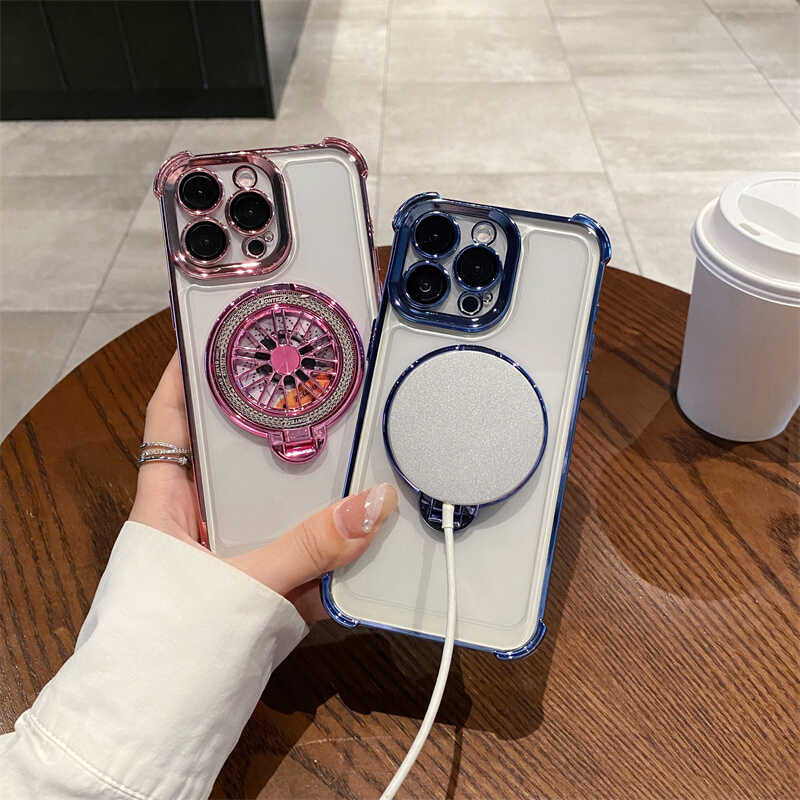 Rotating Gyro Magnetic Stand All-inclusive Lens Film Drop Proof Case ...