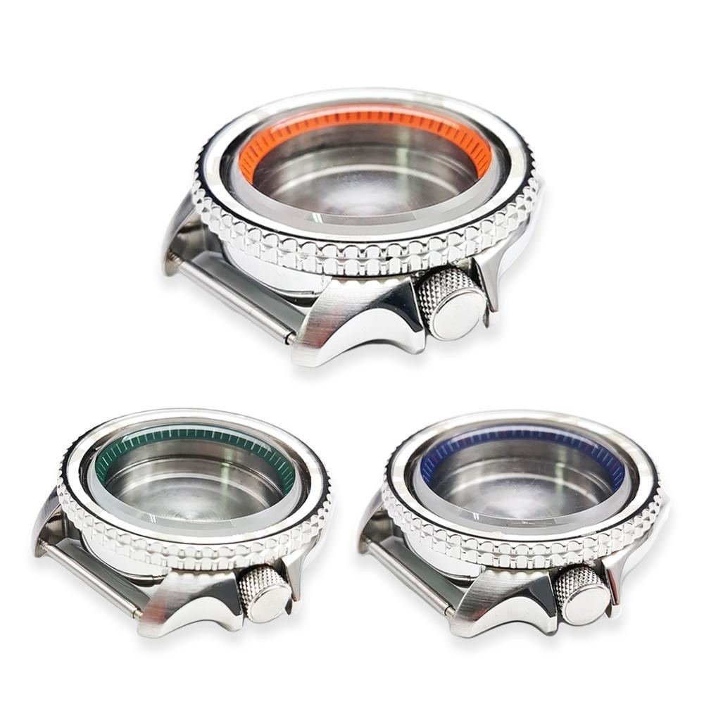 42MM Watch Case Modified 007 Sapphire Glass Steel Case for NH35/NH36 ...