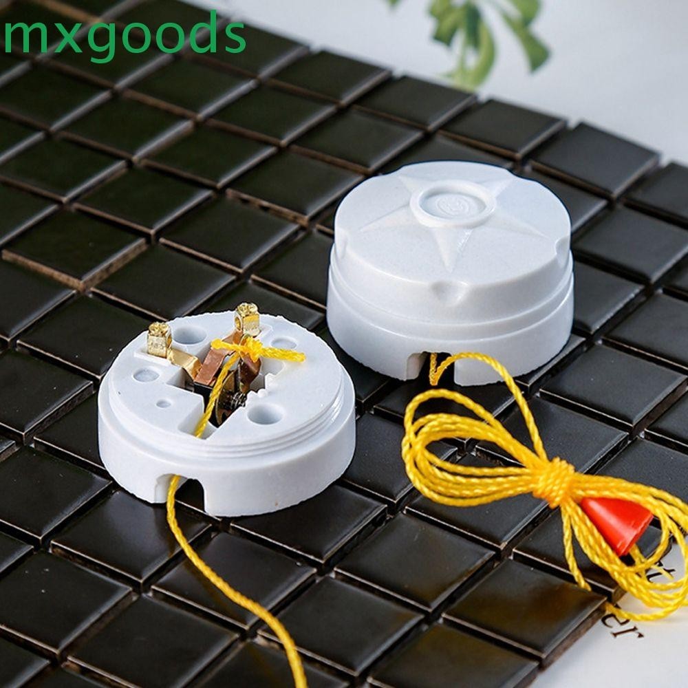 MXGOODS Pull Chain Switch SPDT Copper Home Improvement Switching Power ...