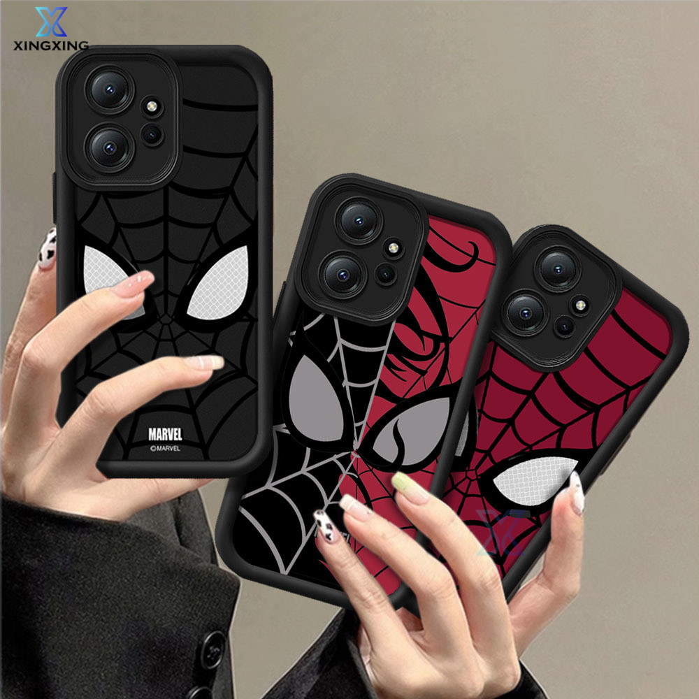 Redmi 14C 13X Note13 14 12 Pro 13C 12C A3 10C 9C A1 9A 11S 8 10SPro 10A Spider Man Mask Case ...