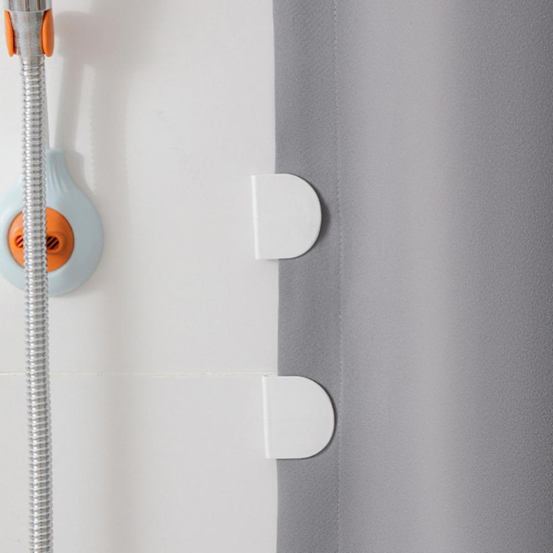 2Pcs/SetShower Curtain Clip Bathroom Shower Curtain Clip Wind-proof ...