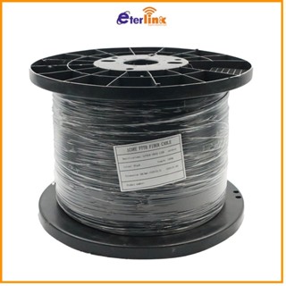 Eterlink FOC Fiber Optic Cable Single Core 1km 1000m/500m Pure Black ...