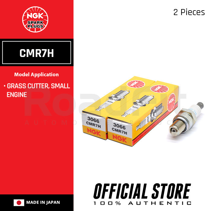 NGK CMR7H Standard Spark Plugs for Grass Cutter, Small Engines, 2pcs ...