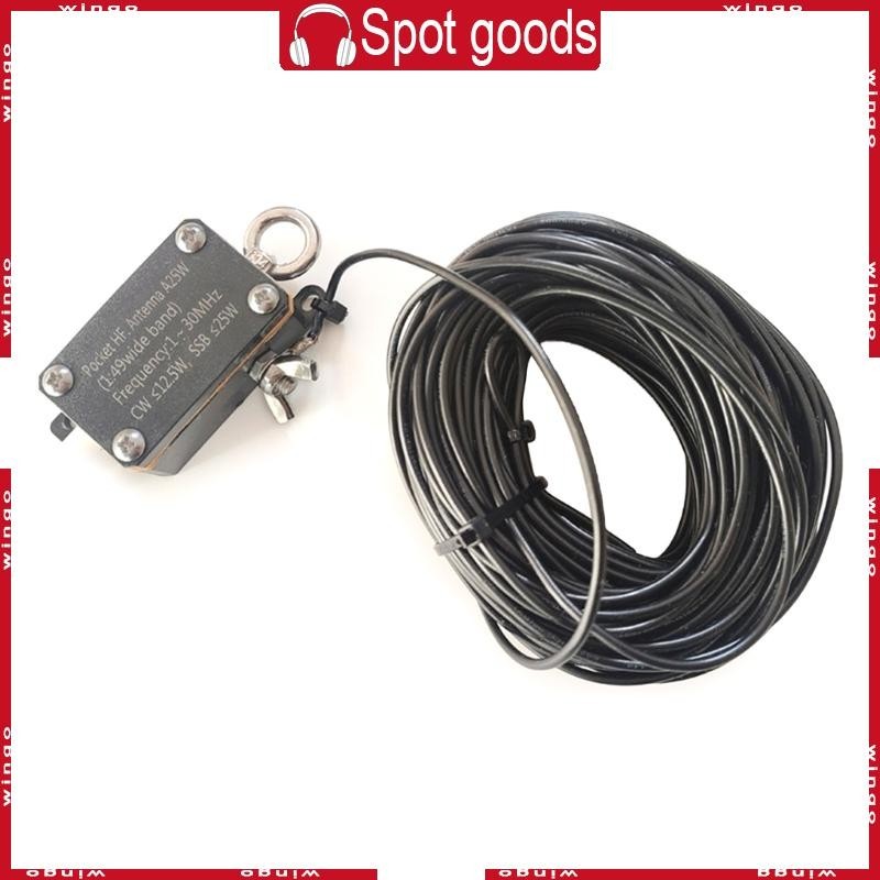 WIN Pocket HF Antenna A25 1-30MHz Shortwave Antenna Radio Inverted V ...