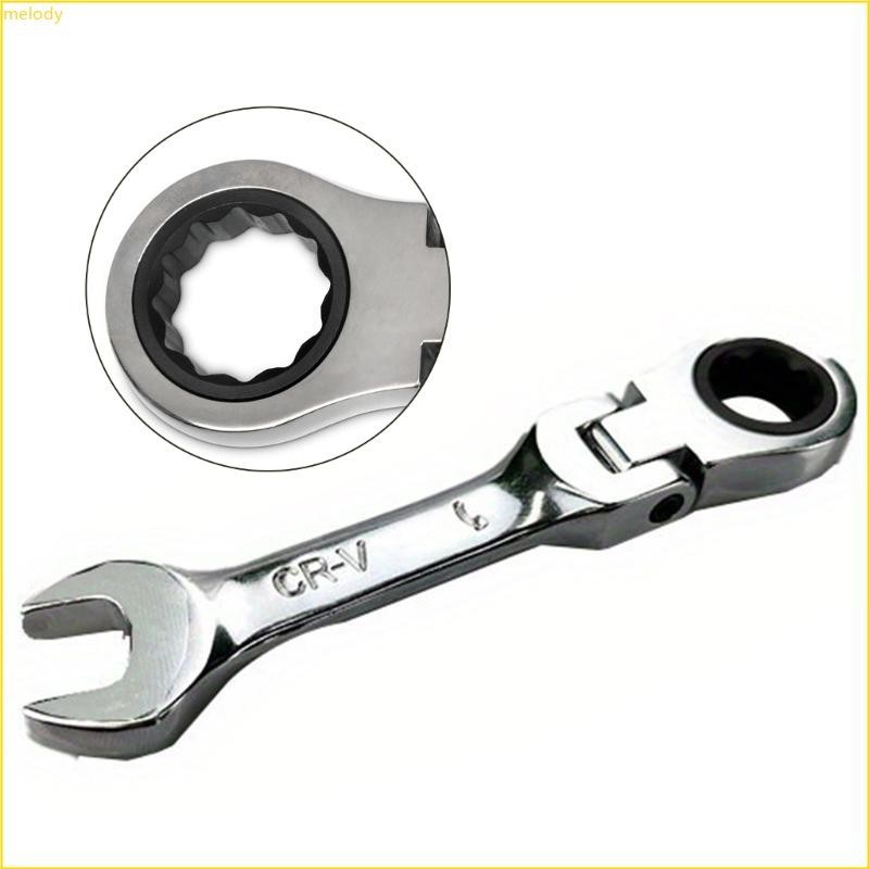【melody*】 Reliable Ratcheting Wrench Hand Combination Wrench Spanner ...