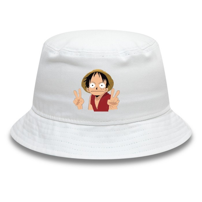 One Piece Bucket Hat Luffy Funny Face Peace | Shopee Philippines