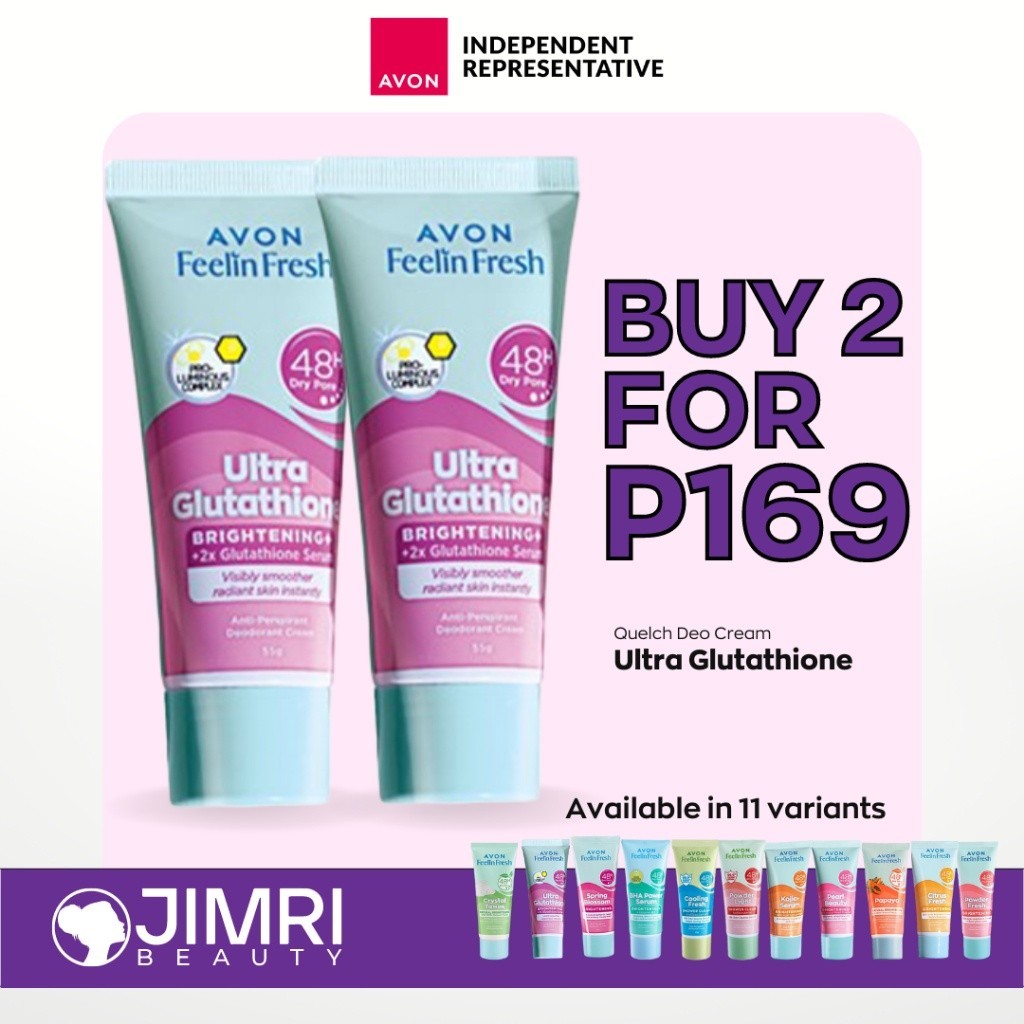 BUY1 TAKE1 AVON Feelin Fresh Quelch Whitening Anti-perspirant Deodorant ...