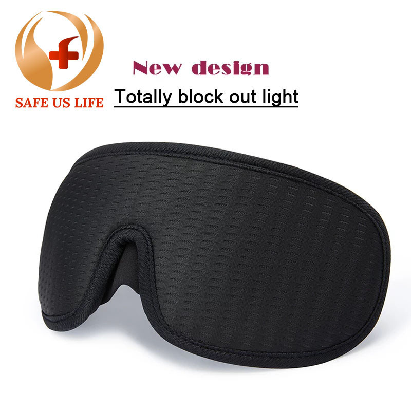 3D Sleeping Mask - Soft Padded Eye Shade for Blocking Light, Blindfold ...