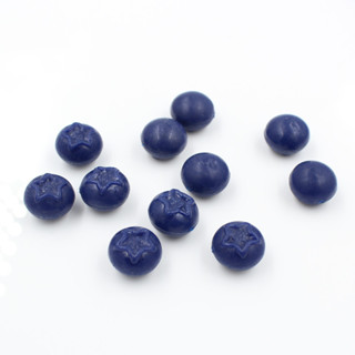 50pcs Artificial Blueberry Model Fake PVC Blueberries Fruit Food Models ...