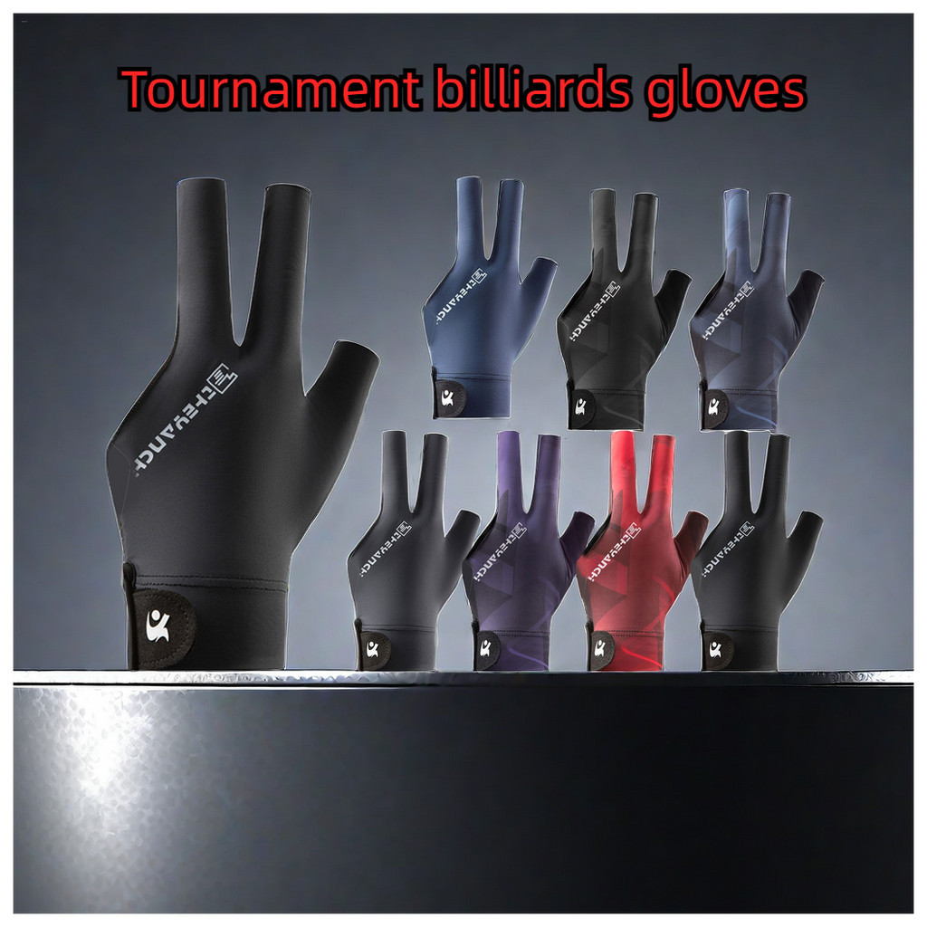 Three Finger Pool Gloves Billiards Breathable Women 3 Finger Snooker ...
