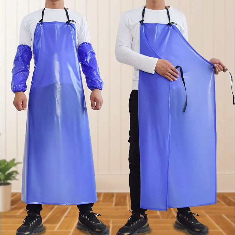【COD】Waterproof Oil-Proof Apron PVC Thickened Apron Kitchen Chef Work ...