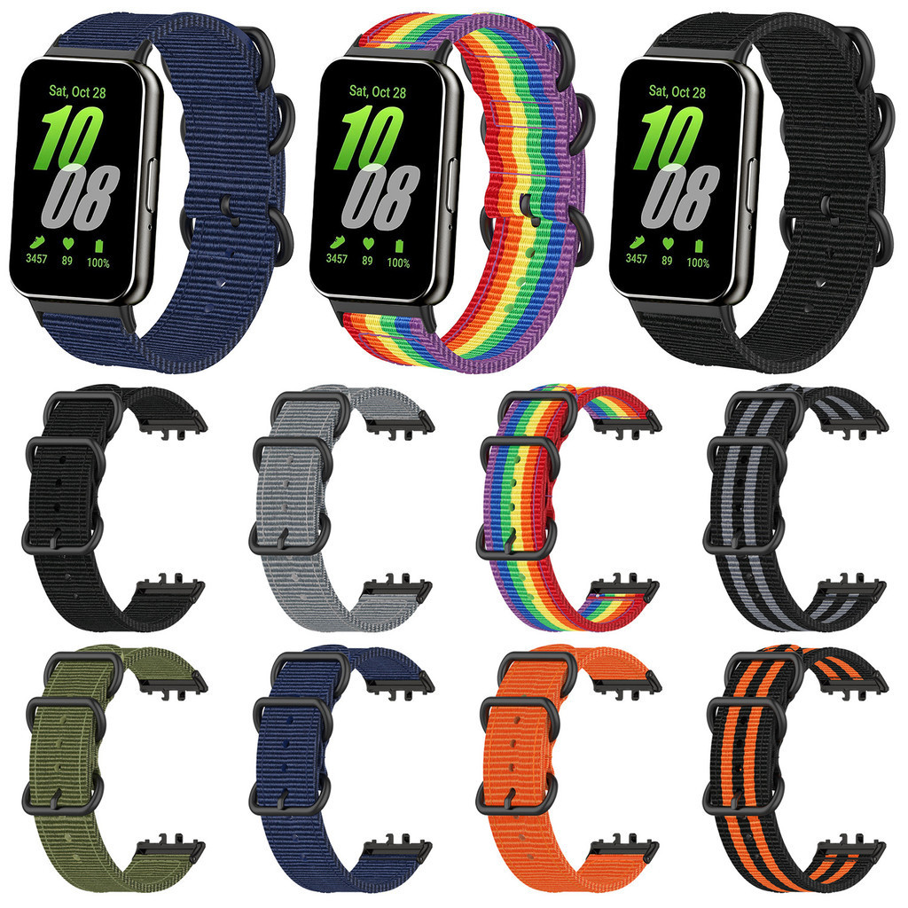 Nylon Strap For Samsung Galaxy Fit3 SM-R390 Replacement Wrist Strap for ...