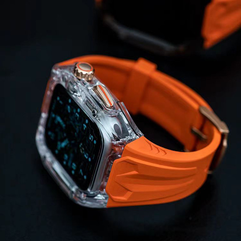 Transparent Modification Kit For iWatch Ultra 9 8 7 49mm 44mm 45mm Mod ...