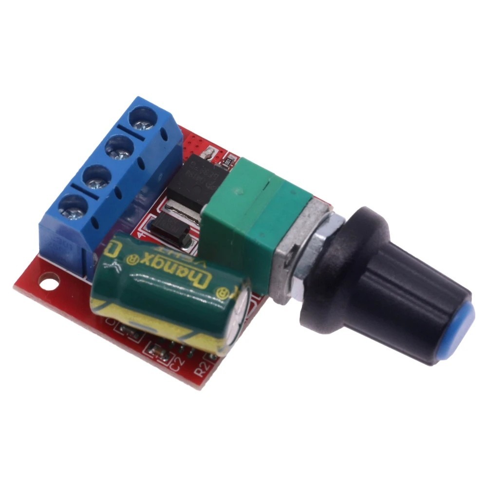 1PCS Mini 5A PWM Max 90W DC Motor Speed Controller Board Module DC-DC 3V-35V Speed Control ...