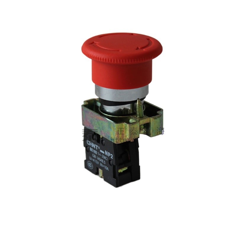 Genuine Zhengtai emergency stop button NP2-BS542 BS541545 mushroom knob switch 22 holes emergenc ...