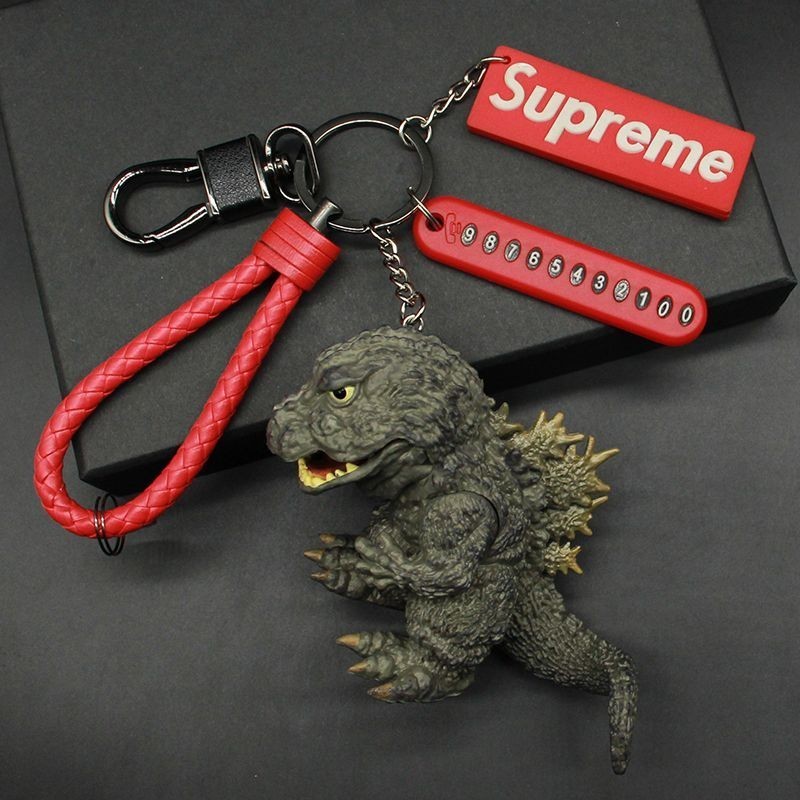 Godzilla Key Ring Key Chain Pendant Godzilla vs King Kong Cartoon ...