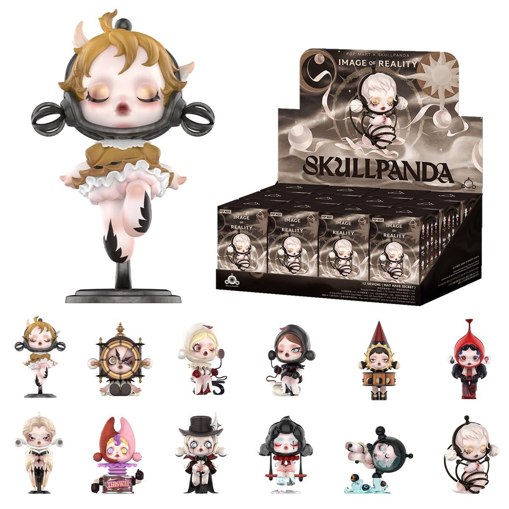 POP MART SKULLPANDA Image Of Reality Series Assortment Box 12 pieces ...