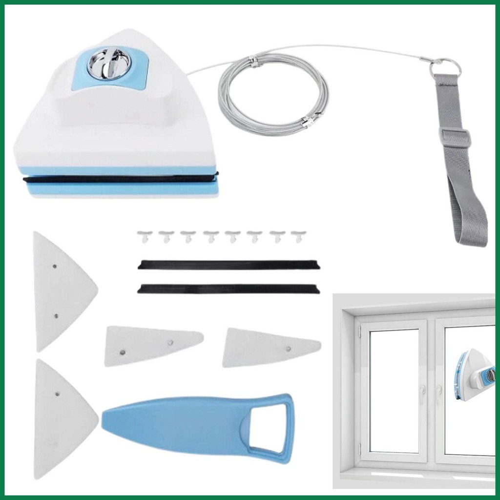 Magnetic Glass Cleaner Tool Ergonomic Adjustable Magnet Wiper Magnetic ...