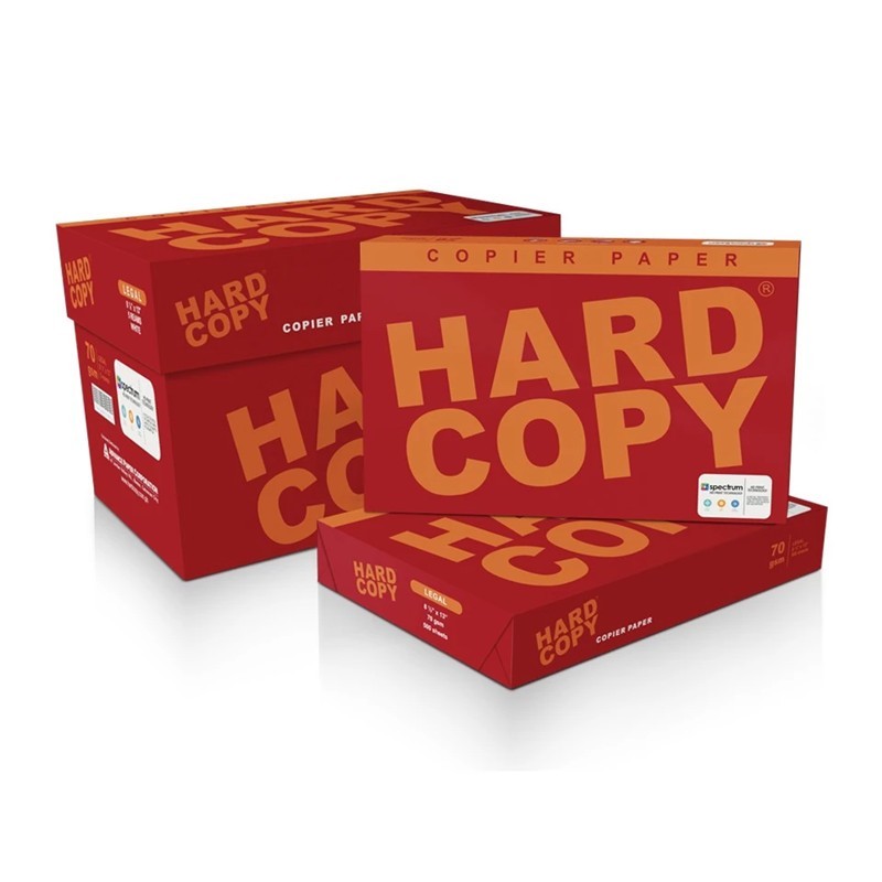 Hard Copy Bond Paper Short A4 Long 70gsm Letter Legal Coupon Band 500 ...