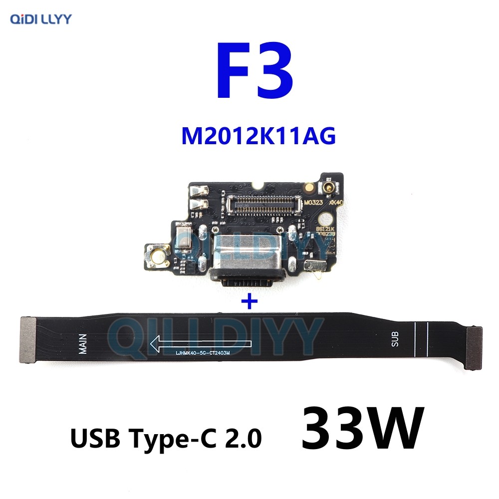 For Xiaomi Poco F3 USB Power Charging Board Connector Plug Port Dock ...