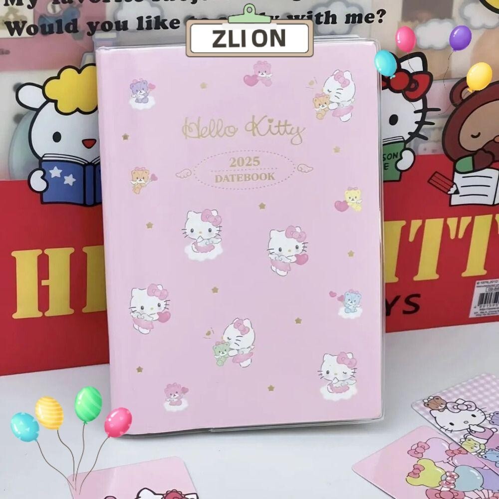 Zlion1 Hello Kitty Notebook, Multifunctional Kawaii Diary, 2025 96 ...