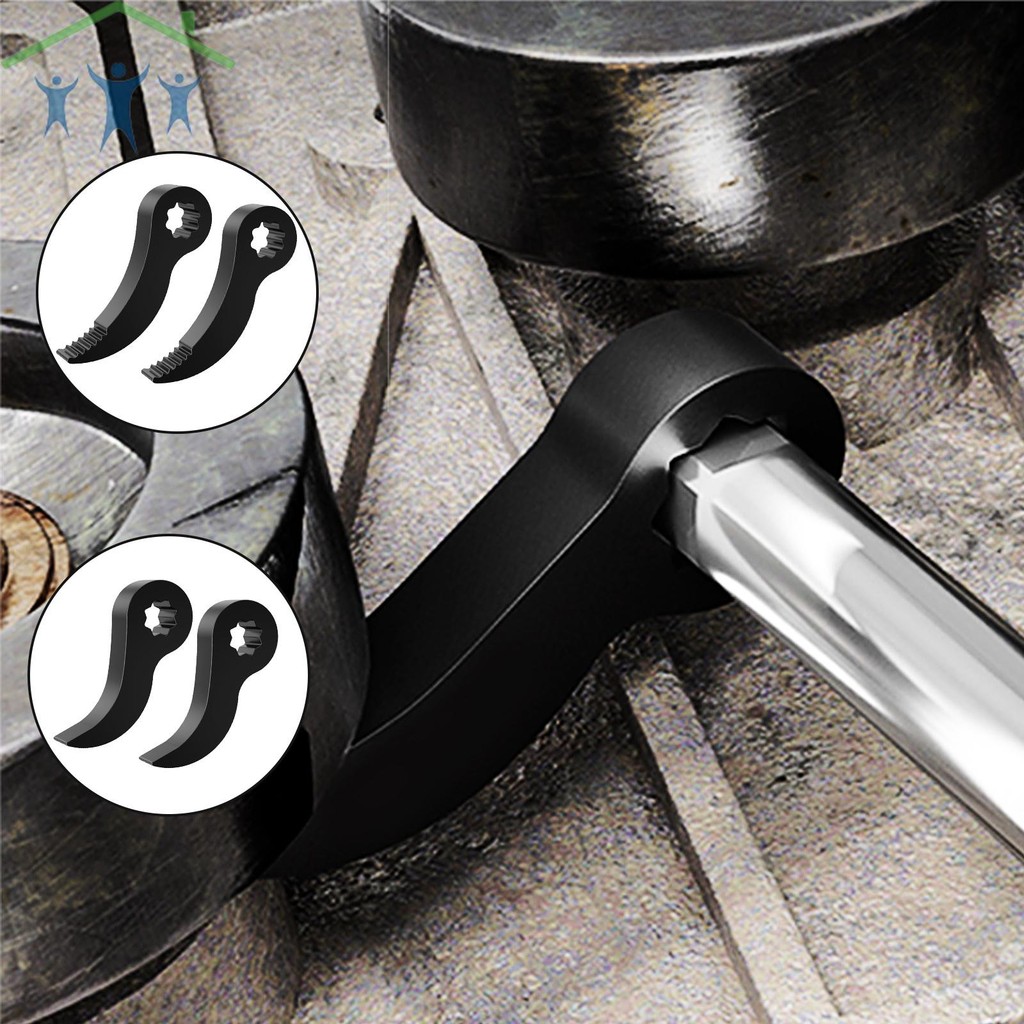 2Pcs Pry Bar Wrench Adaptor Head Heavy Duty Metal Crowbar Adapter Head ...