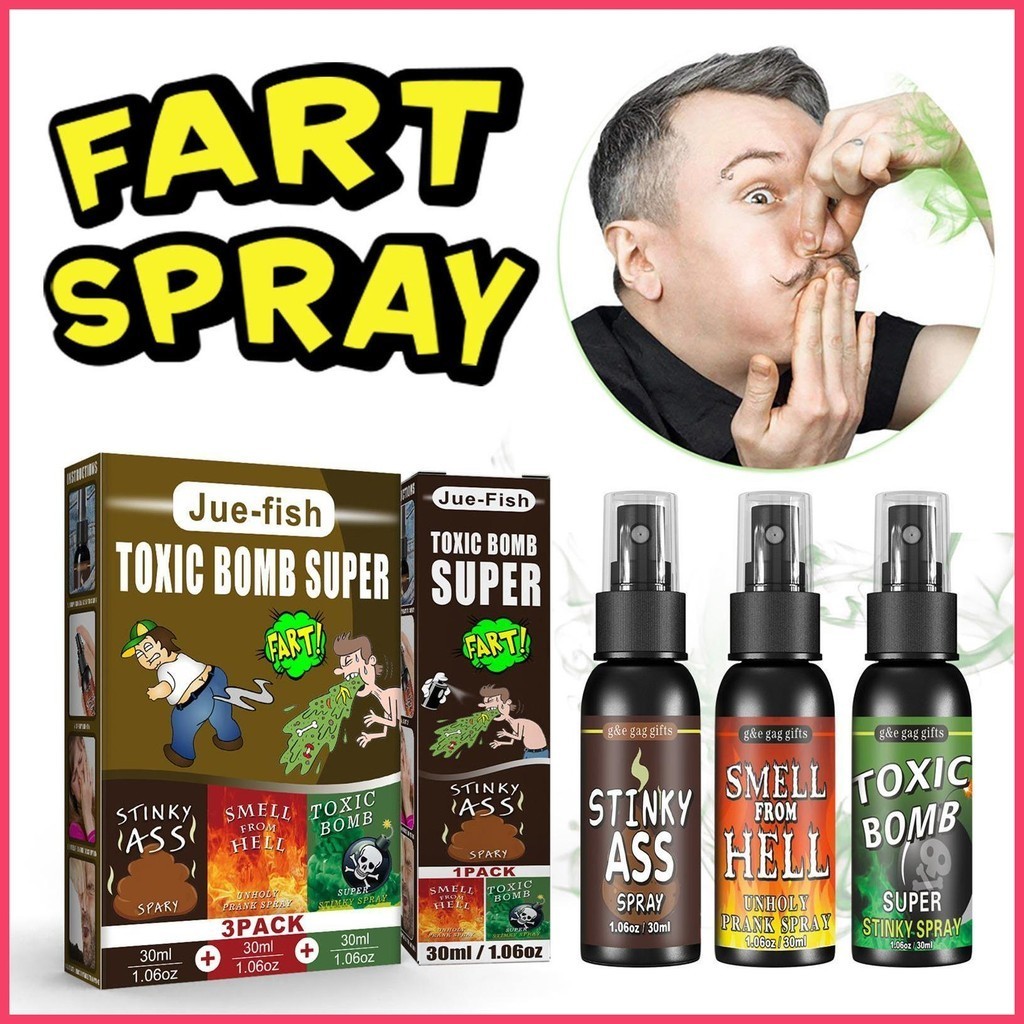 1/3pcs Liquid Fart Spray Prank Toys 30ml/Bottle Harmless Extra Strong ...