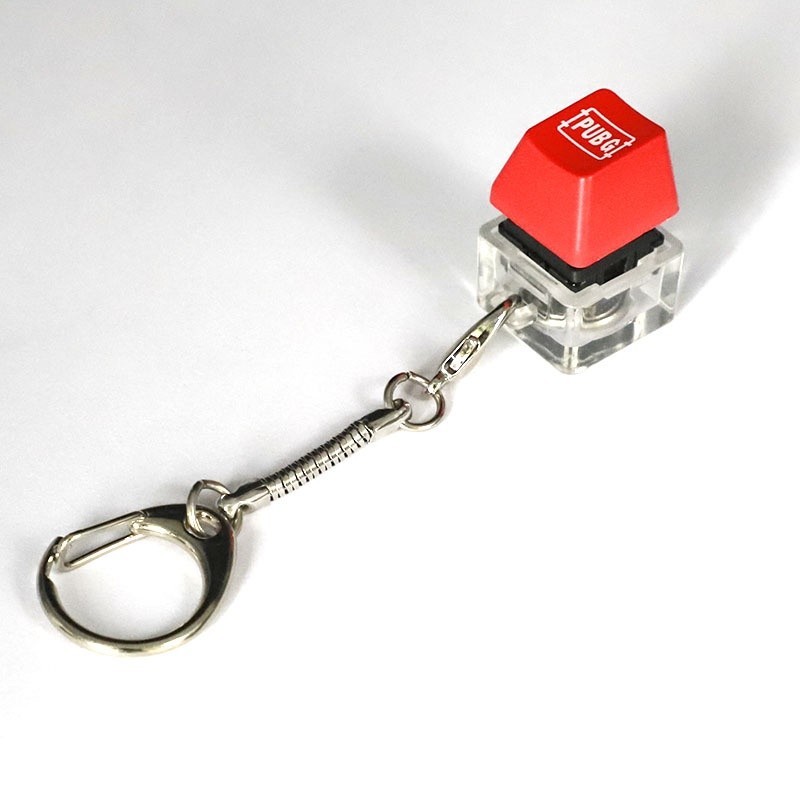 Mechanical Keyboard Wooden Fish Merit Axis Tester with Keychain Button ...